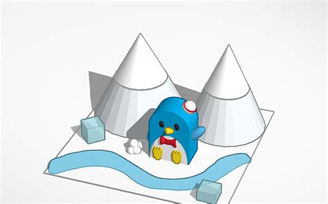 3d Design Tuxedo Sam Tinkercad