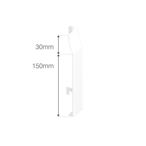 150mm Butt Joint For Upvc Plastic Shiplap Cladding Truly Pvc