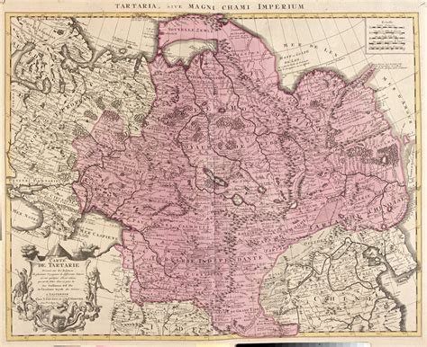 Map Of Tartaria Central Asia Siberia Turkestan Mongolia And Manchuria