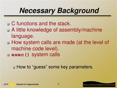 Cnt4704 Computer Networking Special Topic Buffer Overflow I Attack