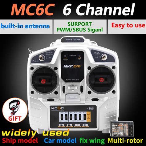 Microzone Mc6c 2 4g 6ch Controller Transmitter Receiver Radio System