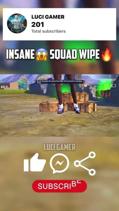 Insane😱 Squad Wipe🔥 Bgmi Viral Shorts Gaming Bgmi Pubg Emote