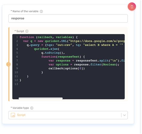 How To Populate The Answer Options Dynamically Quriobot Academy