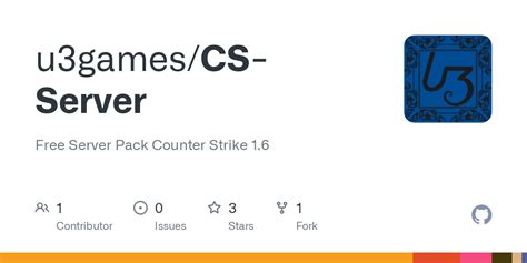 GitHub U Games CS Server Free Server Pack Counter Strike