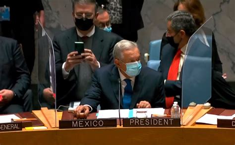 Asegura Amlo En La Onu Que La Corrupción Es La Principal Causa De La