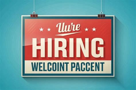 Premium Photo Were Hiring Banner Design We Are Hiring Job