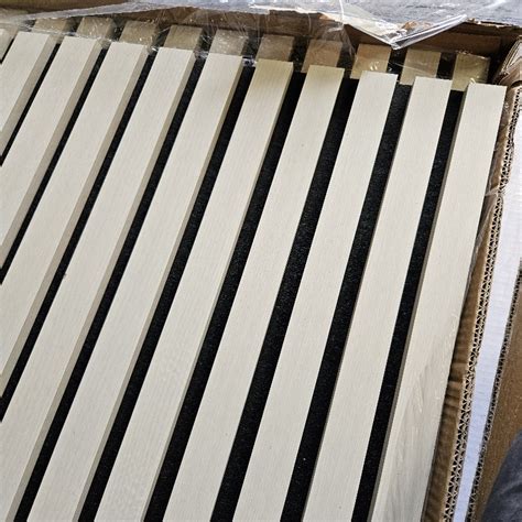 Bleached Oak Feature Interior Cladding On Acoustic Panelling
