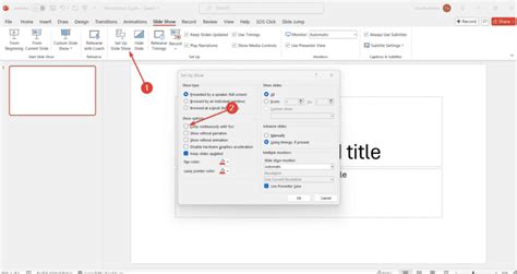 how to make powerpoint to automatically advance slides