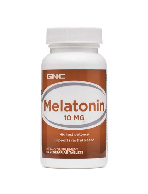 GNC Melatonin 特強甜睡褪黑激素10mg 60粒 Ks Beauty