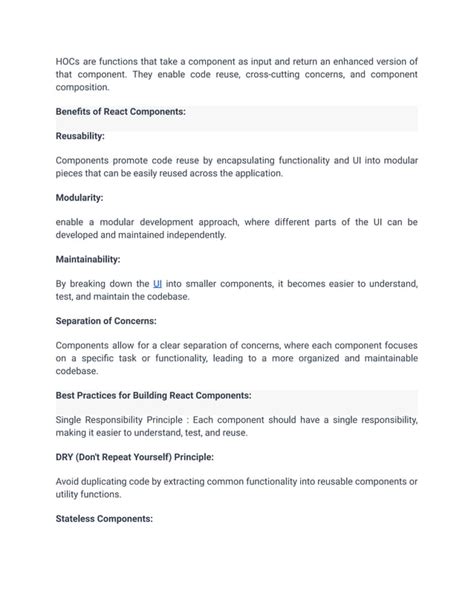 React Component Pdf