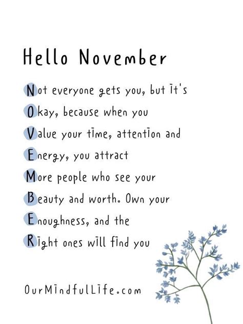 37 November Quotes To Welcome The Amazing Month November Quotes