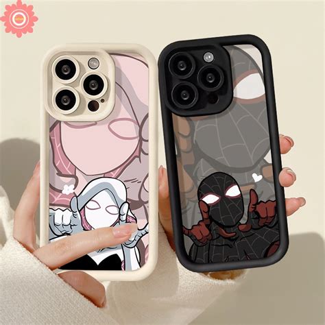 Trendy Cute Spider Man Case For Redmi 13c 12c 10c 9c 9t 9a 12 A1 9 10a