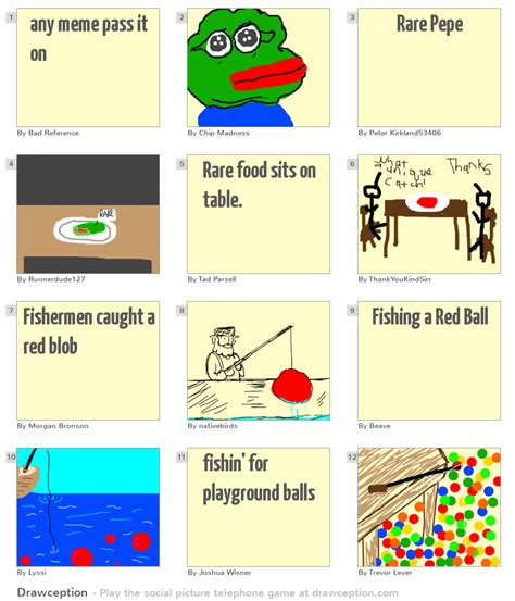 Any Meme Pass It On Drawception