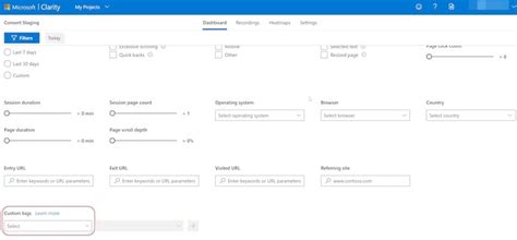 Microsoft Clarity A B Testing Software