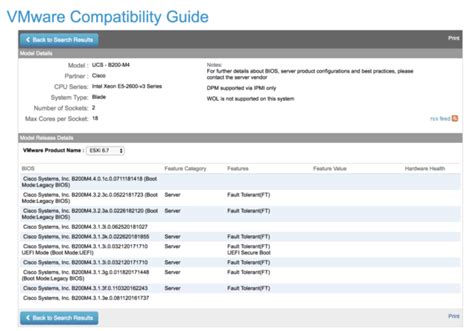 Using The Vmware Compatibility Guide And Matrix