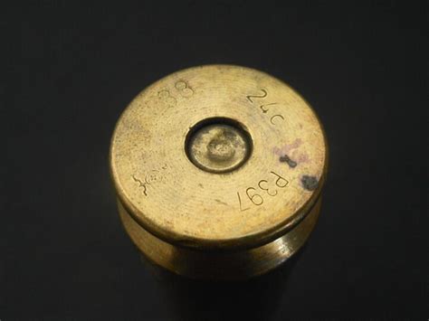 Ww2 German Kreigsmarine 20mm 20×138 Flak 3038 Brass Shell Casing 3