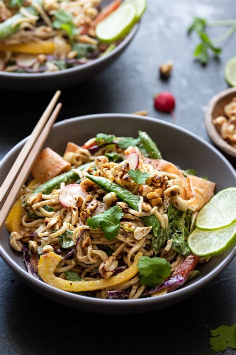 Easy Cold Noodle Salad With Peanut Dressing The Last Food Blog