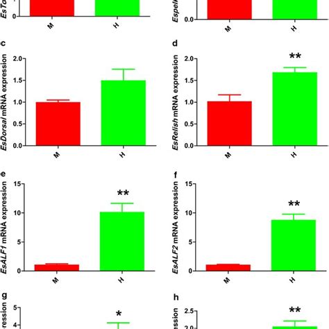 Students T Test Bar Plot On Genus Level Of Bacterial Communities In