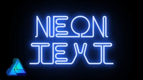 Neon Text Effect Tutorial Create Stunning Designs In Affinity Designer