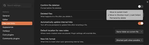 Where Is The Trash From Obsidian Help Obsidian Forum