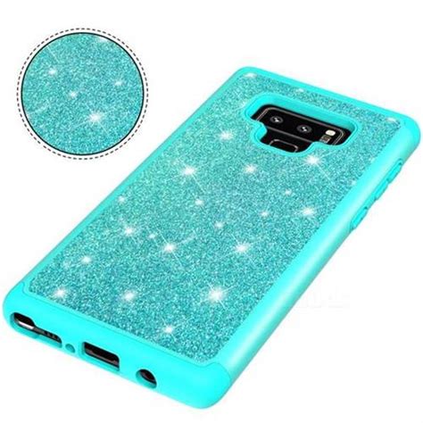 Glitter Rhinestone Bling Shock Absorbing Hybrid Defender Rugged Phone