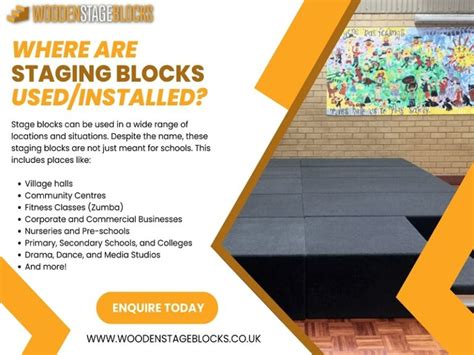 Wooden Stage Blocks