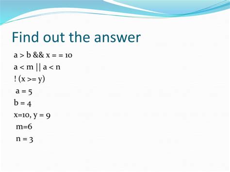 C Operators Ppt Ppt