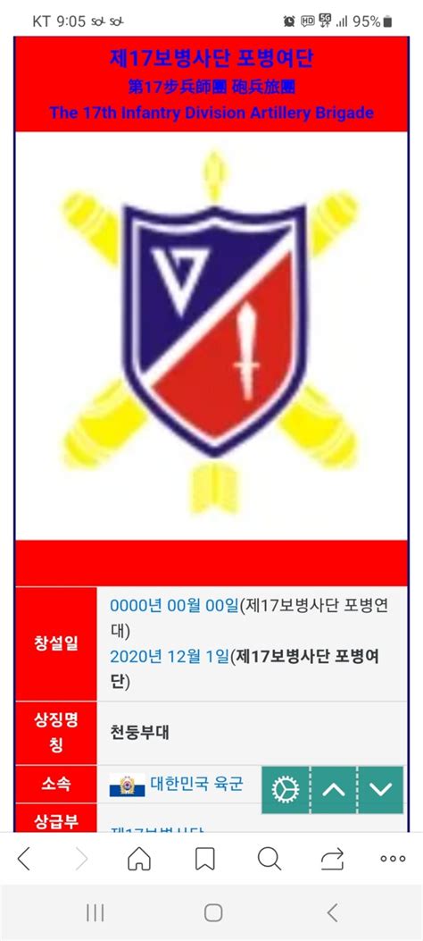 제17보병사단 포병여단 네이버 블로그