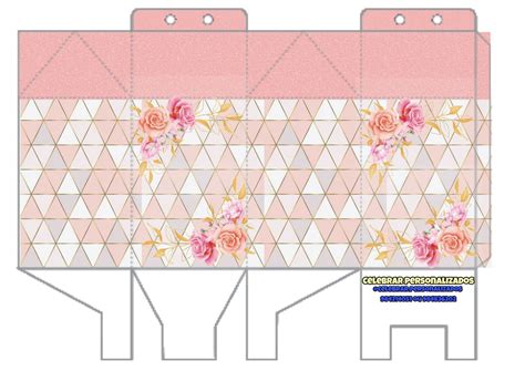 Caixa Milk Rose Gold Para Imprimir Como Fazer Caixa Caixas Para