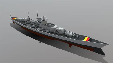Fgs Bismark Neues Jahrtausend Download Free 3d Model By Pippa Planetrix23 [f87f93f] Sketchfab