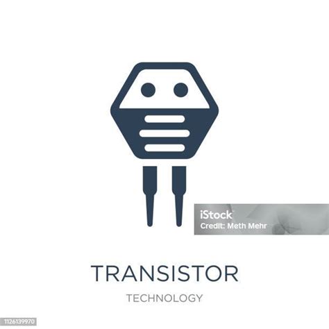 흰색 바탕에 트랜지스터 아이콘 벡터 트랜지스터 유행 가득 기술 컬렉션 트랜지스터 벡터 일러스트 레이 션에서 아이콘 0명에 대한 스톡 벡터 아트 및 기타 이미지 Istock