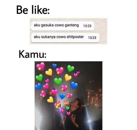 Meme Lucu Ekspresi Cowok Ketika Digombalin
