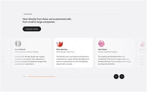 Webflow Testimonial Component Flowbase