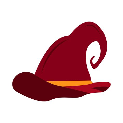 Conception De Chapeau De Sorcière Halloween Avec Des Couleurs Marron