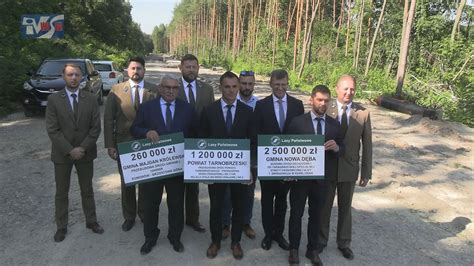 STRATEGICZNA INWESTYCJA W NOWEJ DĘBIE LASY PAŃSTWOWE WSPIERAJĄ BUDOWĘ DRÓG iTV Wisła