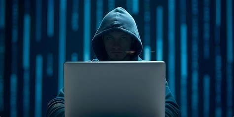 Protecting Your Laptop From Hackers And Phishing Attempts Concept