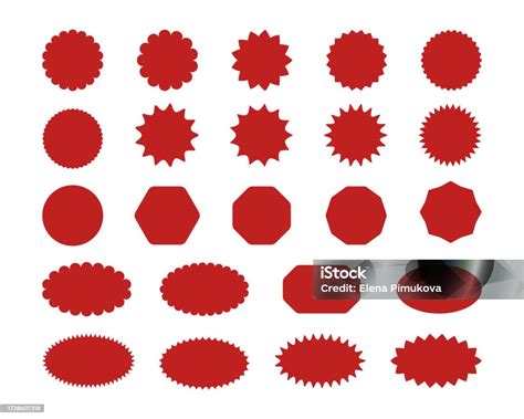 콜아웃 별 스티커 Starburst 가격 배지 스티커 부채꼴 가장자리가 있는 프로모션 태그 아이콘입니다 물결 모양의 판매 원과 타원 인감 스탬프 흰색 배경에 분리된 벡터
