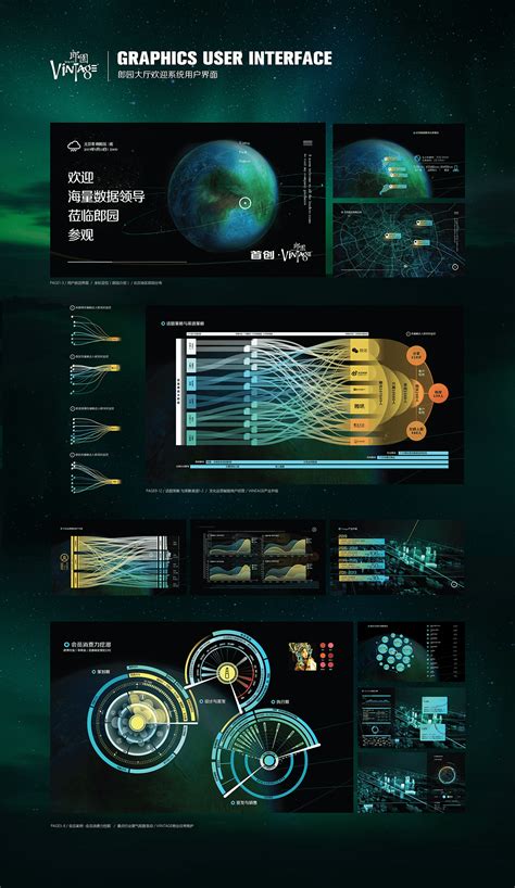 Data Visualization 郎园营销大数据可视化系统设计 Behance