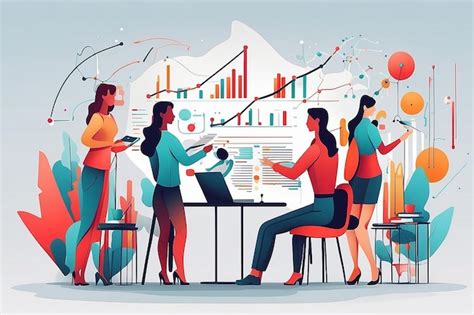 Premium Ai Image Teamwork And Data Analysis Concept Business