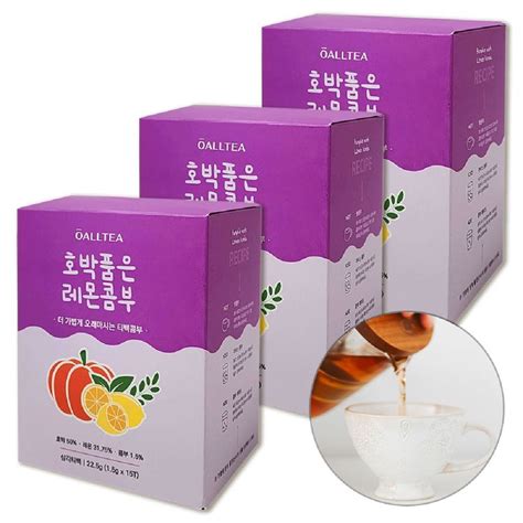 올티 상큼한 호박 레몬 콤부 차 티 45t 홈플러스 택배배송