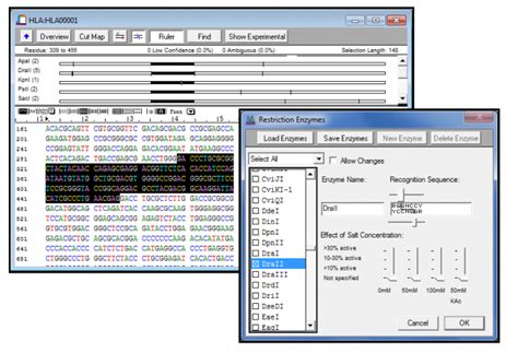 Restriction Mapping Dna Sequencing Software Sequencher From Gene