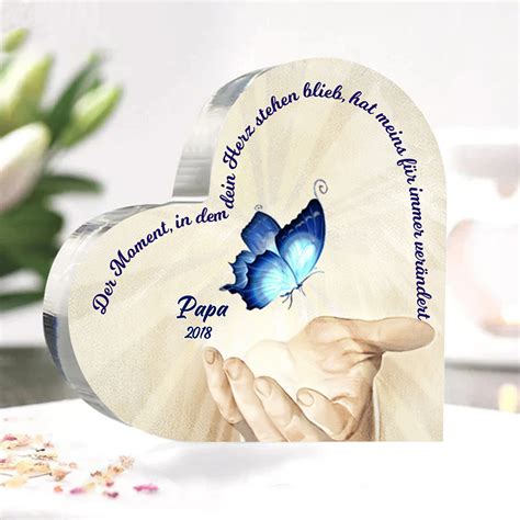Kettenmachen Personalisierte 1 Name Jahr Blau Schmetterling Acryl