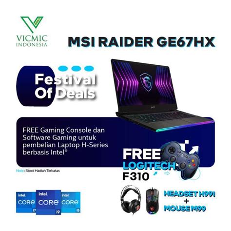 Jual Msi Raider Ge Hx Ugs Id Intel I Hx Gb Tb Rtx Ti Gb Oled Titanium