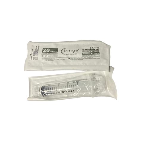 Syringe 20 Ml Ciringe Syringe Luer Slip Eccentric Without Needle