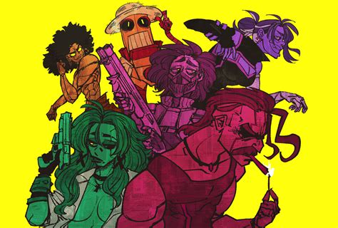 Me And My Chooms First Cyberpunk Red Gang Ever Made Some Art For It