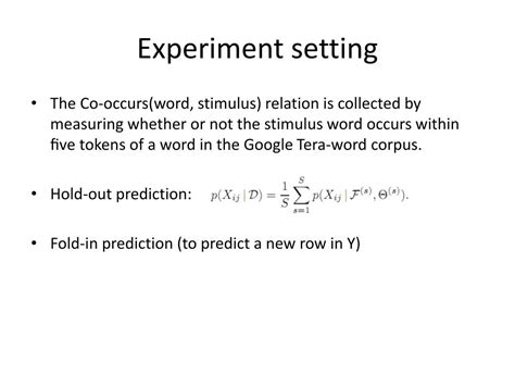 Ppt A Bayesian Matrix Factorization Model For Relational Data Uai 2010 Powerpoint Presentation