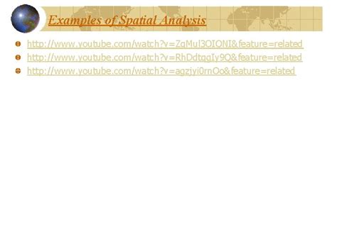 Brief Introduction To Spatial Data Mining Spatial Data