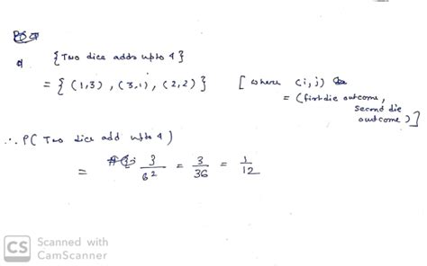 an experiment is given together with an event find the modeled