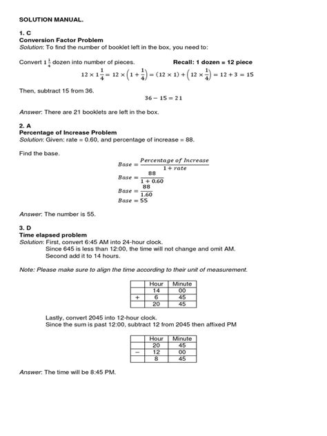 Math Solution Manual Pdf Equations Exponentiation