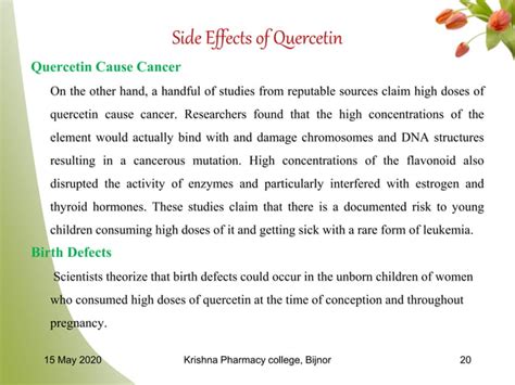 Extraction Isolation And Structure Elucidation Of Flavonoids Quercetin Pptx Chemistry